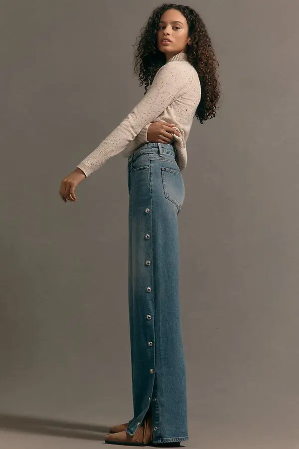 Paige Sasha High-rise Wide-leg Jeans