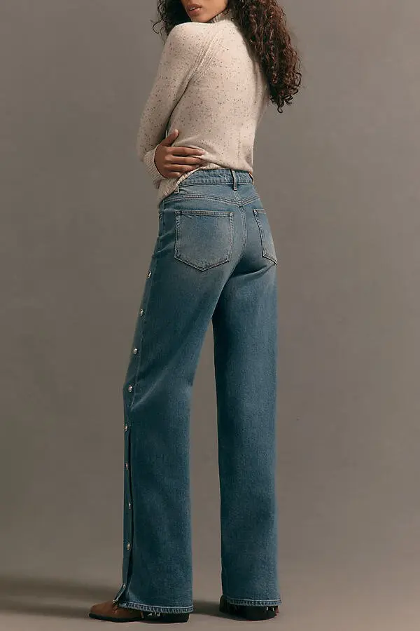 Paige Sasha High-rise Wide-leg Jeans