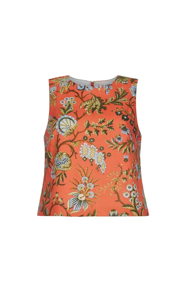 Cara Cara Mackenzie Top - Clover Orange
