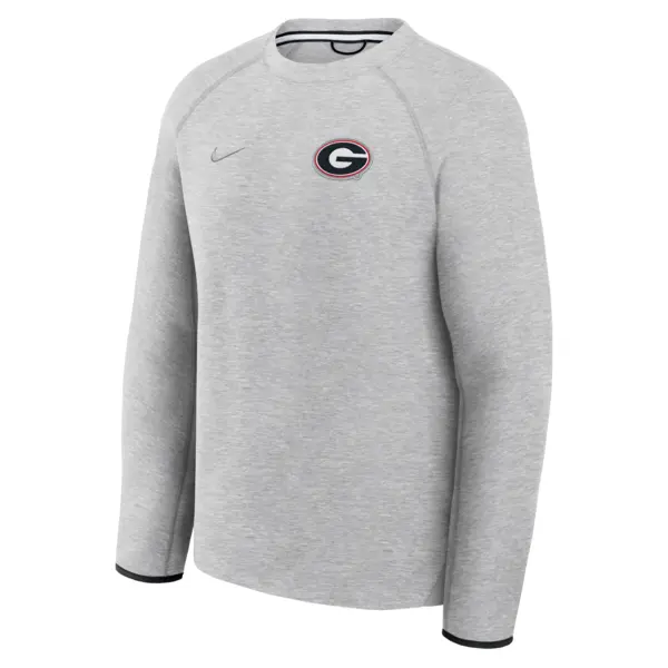 Nike Georgia Tech Fleece Pullover Crew - Grey