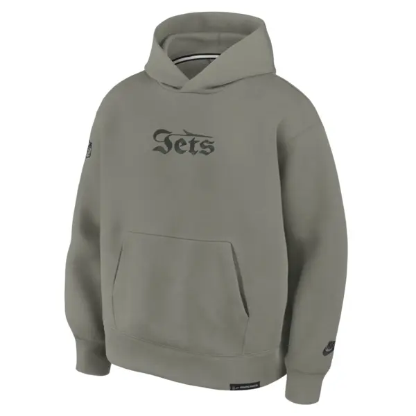 Nike New York Jets Rivalries Collection Tech Fleece Nfl Pullover Hoodie