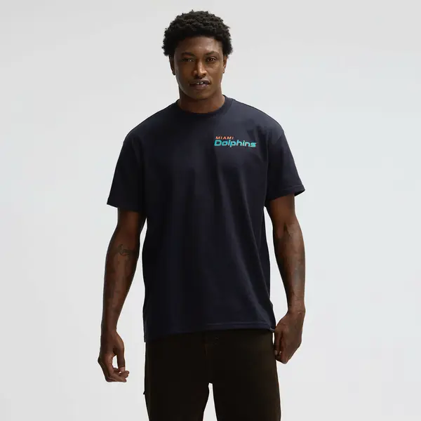 Nike Miami Dolphins Rivalries Collection Essential Max90 Nfl T-shirt - Blue