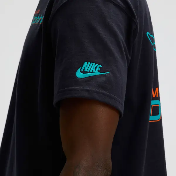 Nike Miami Dolphins Rivalries Collection Essential Max90 Nfl T-shirt - Blue
