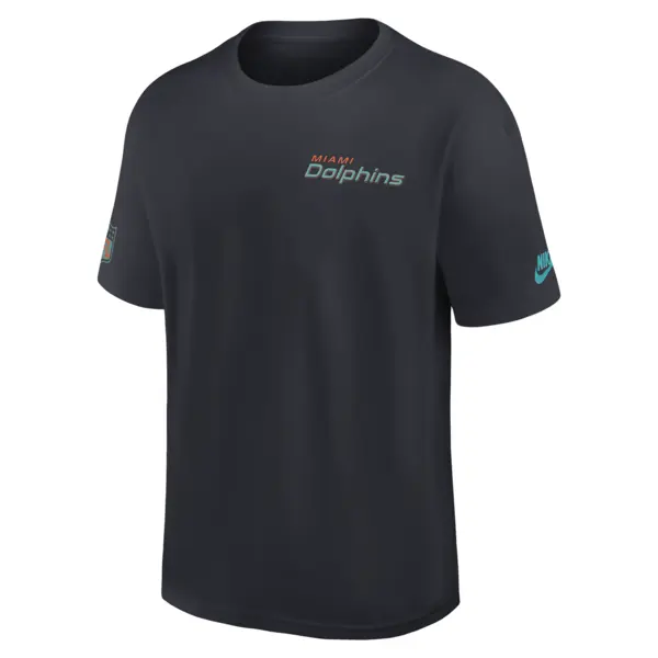 Nike Miami Dolphins Rivalries Collection Essential Max90 Nfl T-shirt - Blue