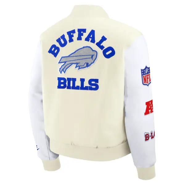 Nike Buffalo Bills Rivalries Collection Nfl Varsity Jacket - Brown