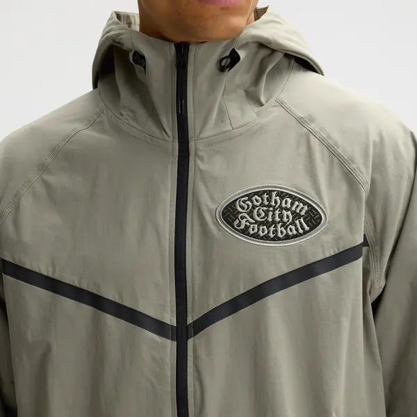 Nike New York Jets Rivalries Collection Tech Nfl Full-zip Jacket - Grey