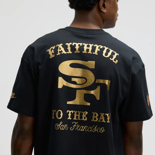 Nike San Francisco 49ers Rivalries Collection Essential Max90 Nfl T-shirt - Black