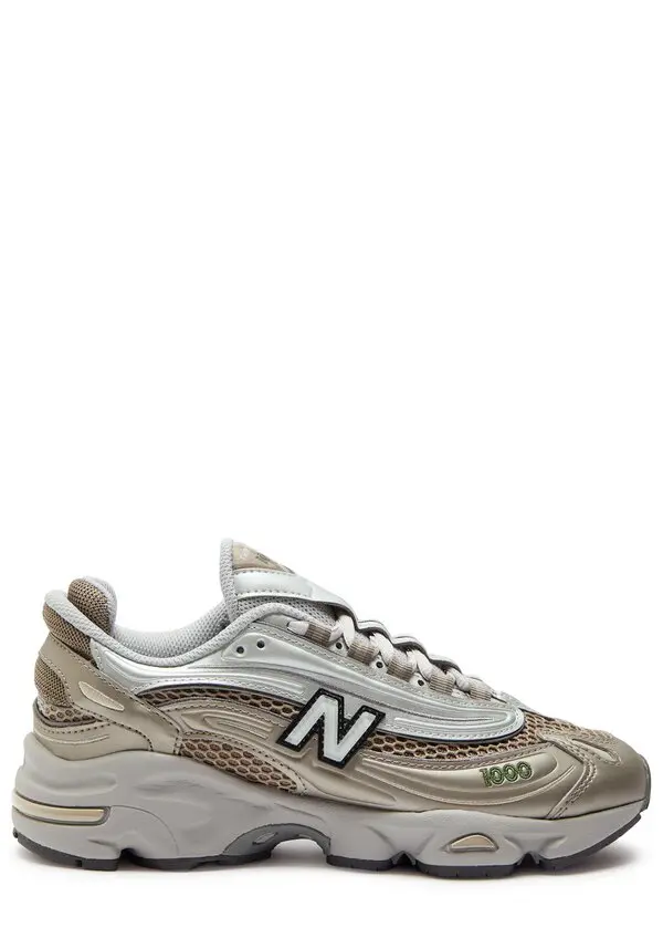 NEW BALANCE 1000 Panelled Mesh Sneakers - Beige