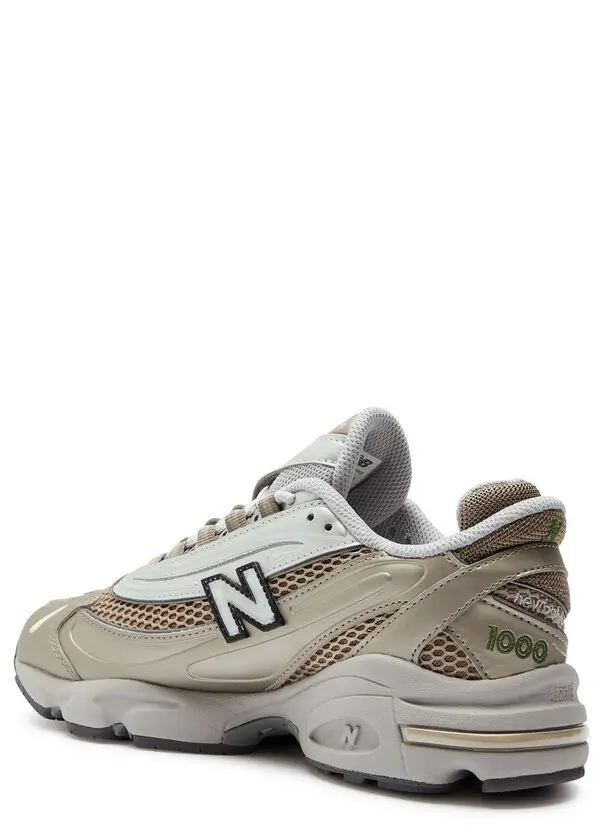 NEW BALANCE 1000 Panelled Mesh Sneakers - Beige