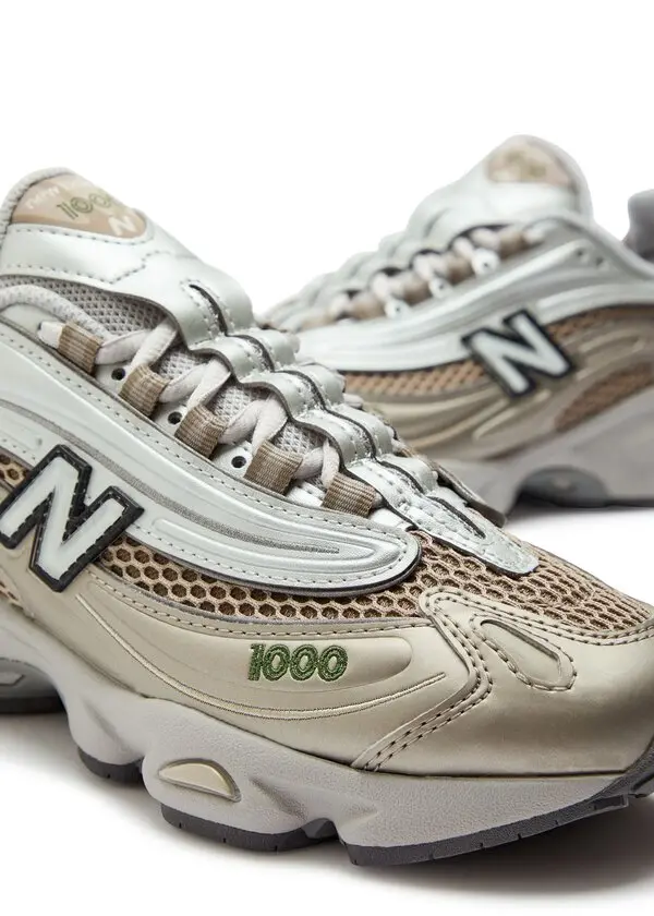 NEW BALANCE 1000 Panelled Mesh Sneakers - Beige