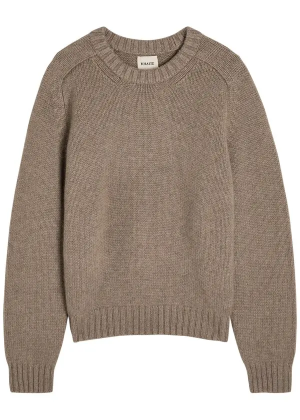 Khaite Mae Cashmere Sweater - Beige