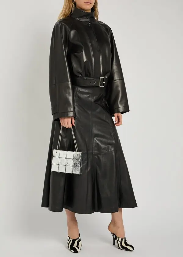 Khaite Emma Mini Panelled Leather Tote Bag