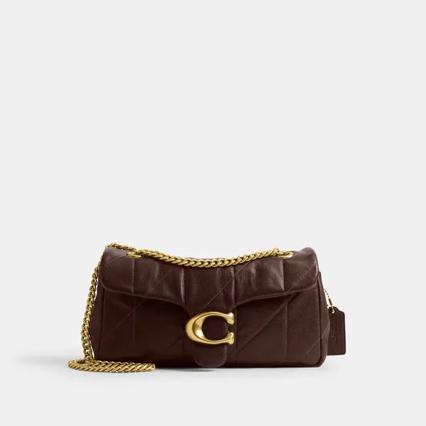 COACH Tabby Shoulder Bag 26 With Quilting - Brass/maple