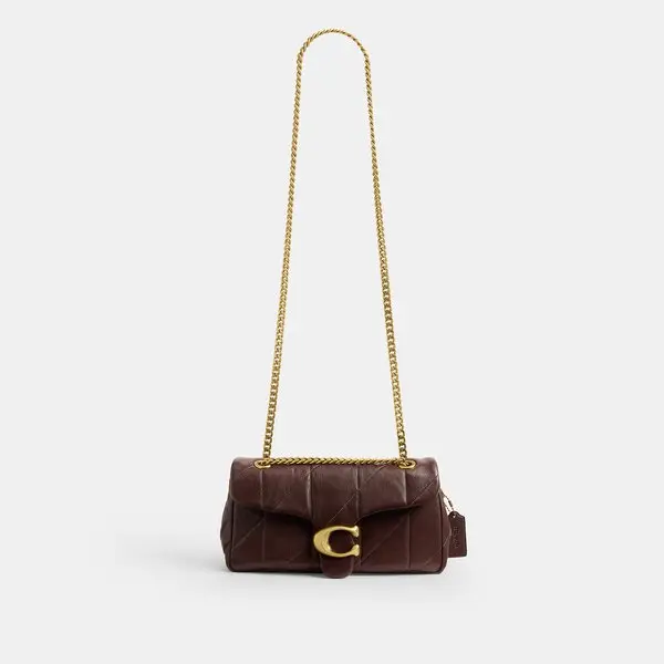COACH Tabby Shoulder Bag 26 With Quilting - Brass/maple