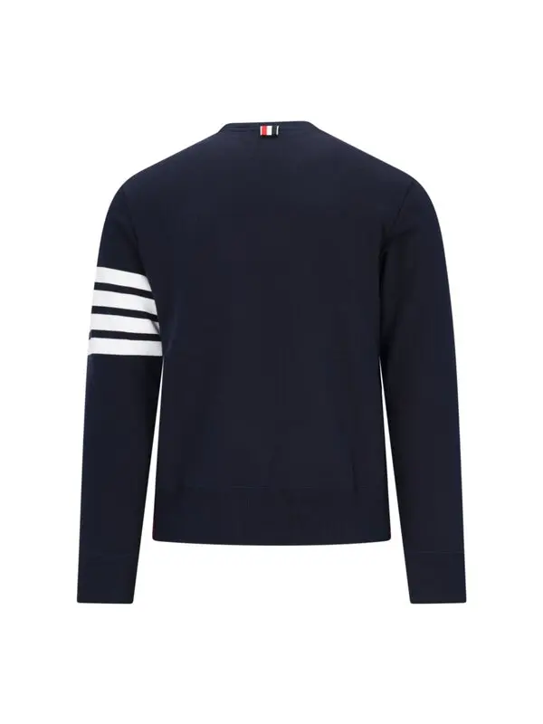 Thom Browne 4-bar Sweatshirt - Blue