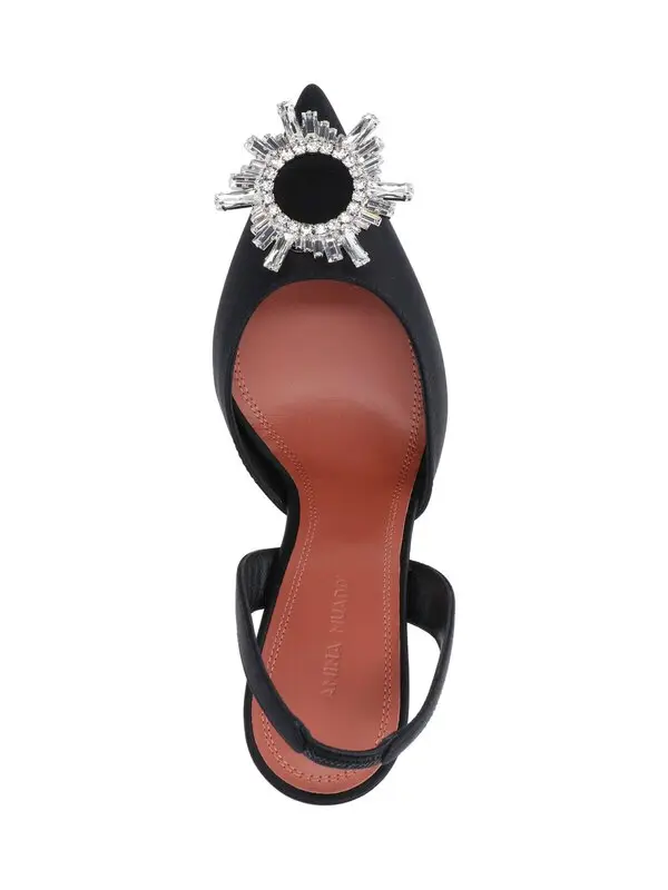 Amina Muaddi Rosie Silk Pumps