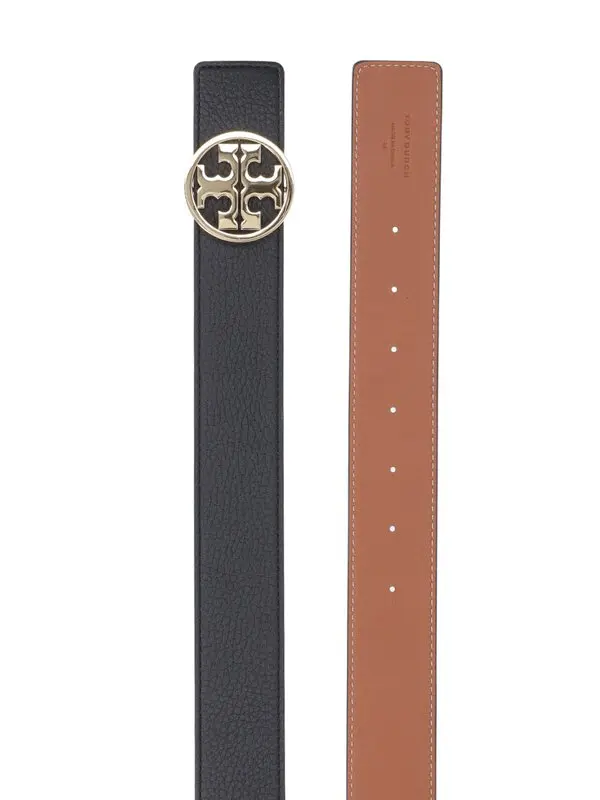 Tory Burch Miller Reversible Belt - Black