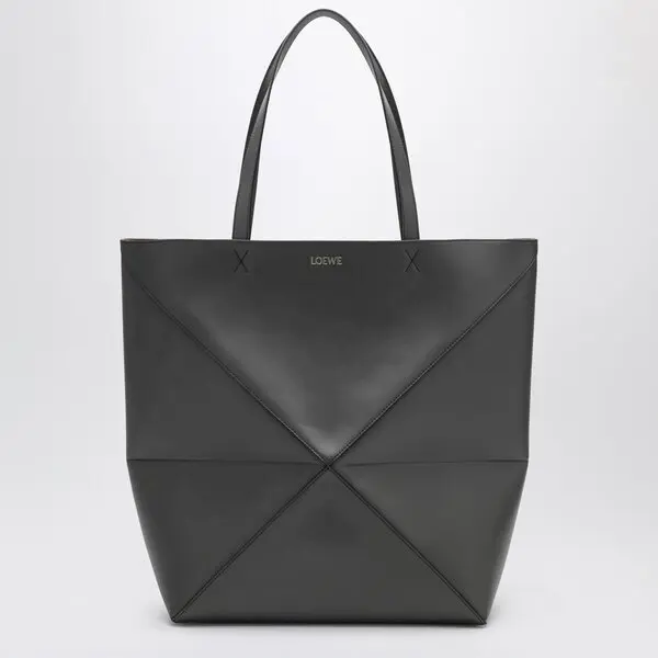 Loewe Puzzle Fold Xl Tote Bag - Grey