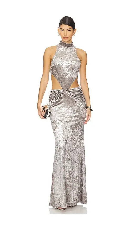 Delfi Zarina Dress - Grey