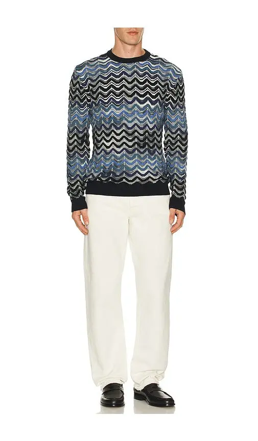 Missoni Crewneck Sweater - Blue