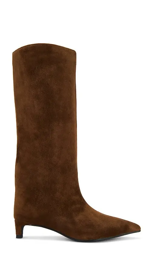 NAKEDVICE The Stacey Suede Boot - Brown