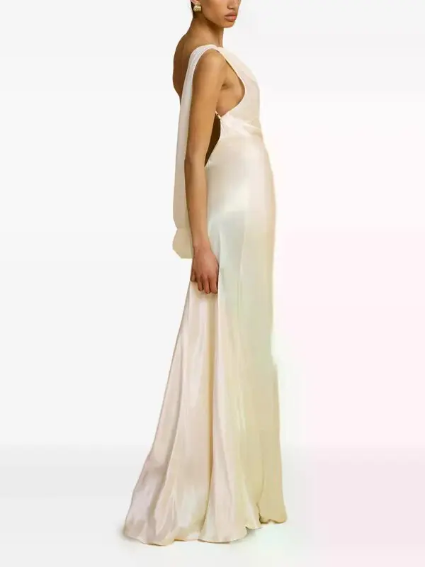 Arcina Ori Helena Asymmetric Gown - White
