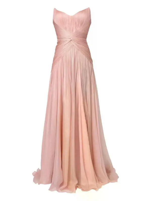 IRIS SERBAN Eleonora Strapless Maxi Dress