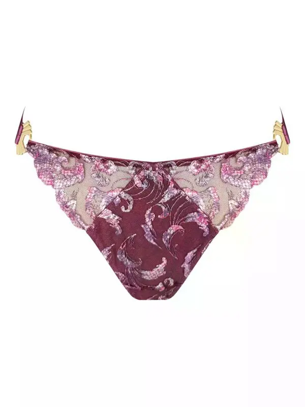 BORDELLE Siren Open-back Brief - Purple