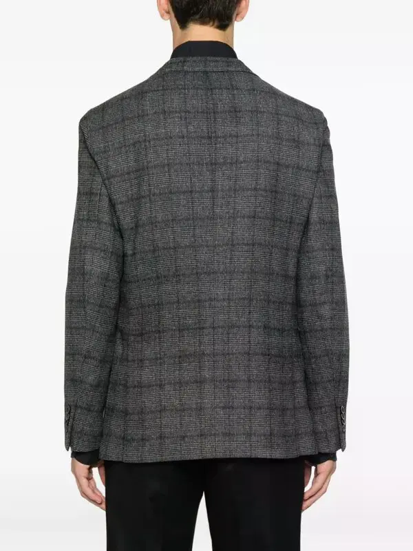 Boglioli Check-pattern Button Blazer