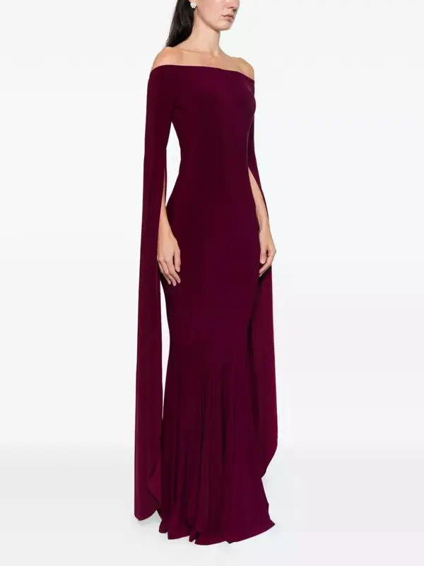 Norma Kamali Long-sleeve Maxi Dress