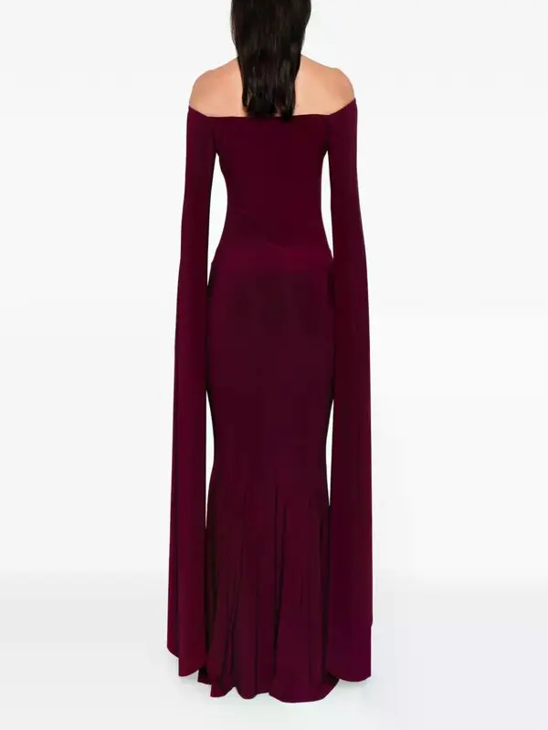 Norma Kamali Long-sleeve Maxi Dress