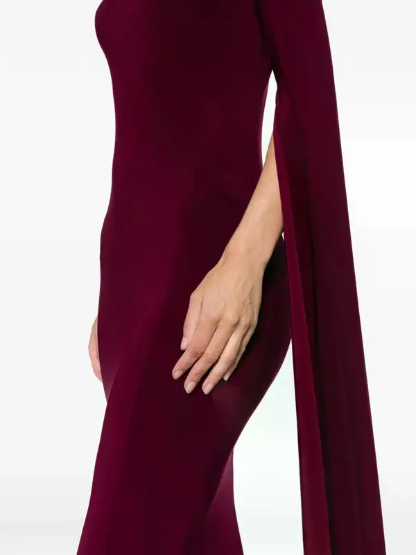 Norma Kamali Long-sleeve Maxi Dress