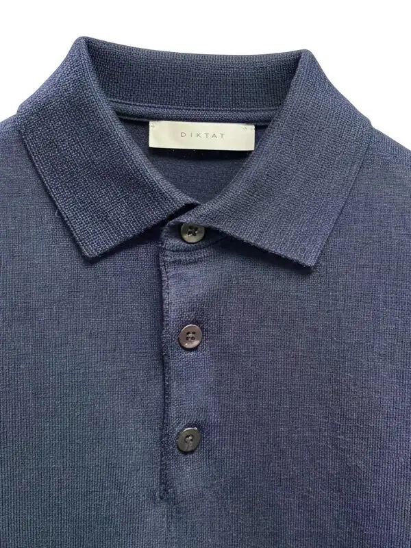 DIKTAT Buttoned Polo Shirt