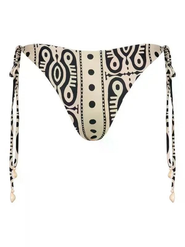 Johanna Ortiz Printed Bikini Bottom - Neutrals