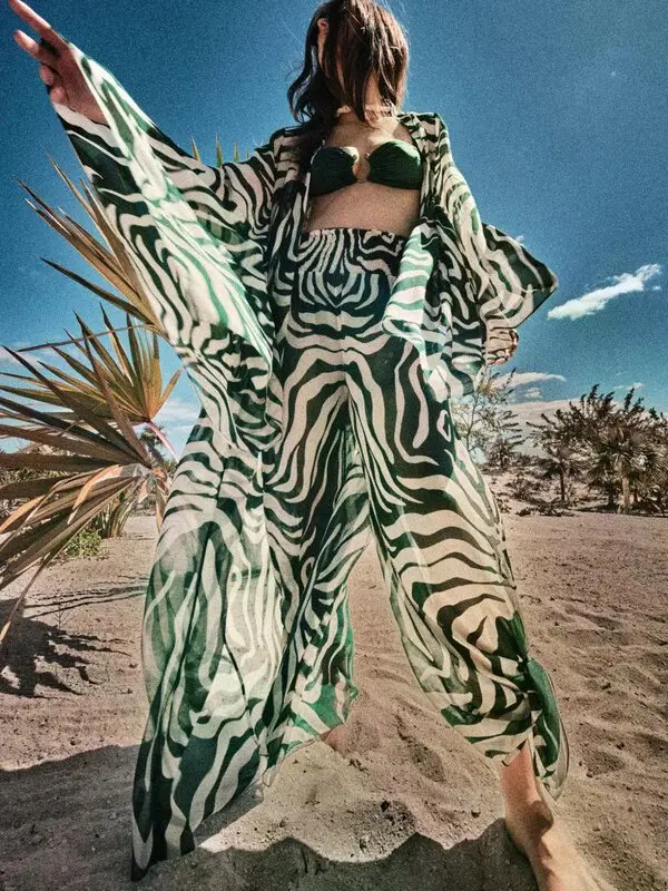 Johanna Ortiz Zebra-stripe Trousers