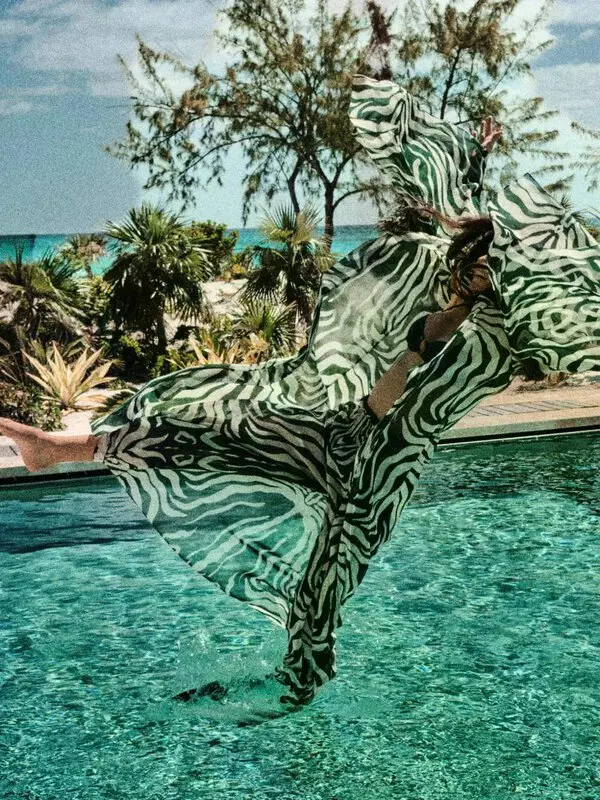 Johanna Ortiz Zebra-stripe Trousers