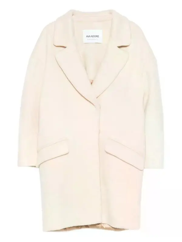 AVA ADORE Flap-pocket Single-breasted Coat