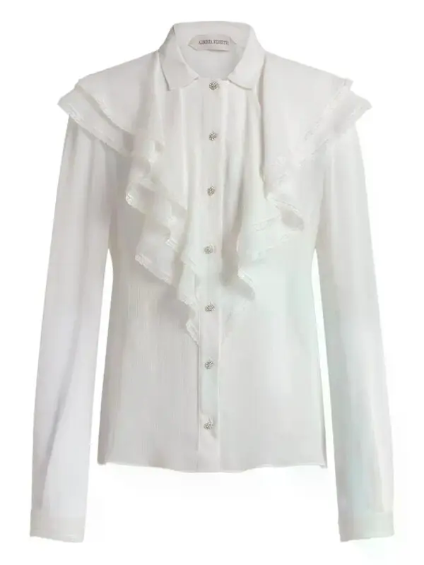 Alberta Ferretti Ruffled Shirt