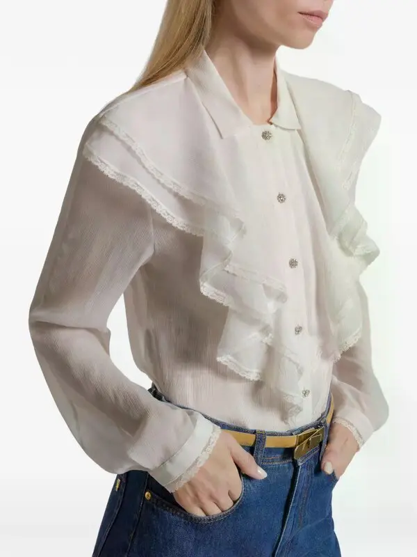 Alberta Ferretti Ruffled Shirt