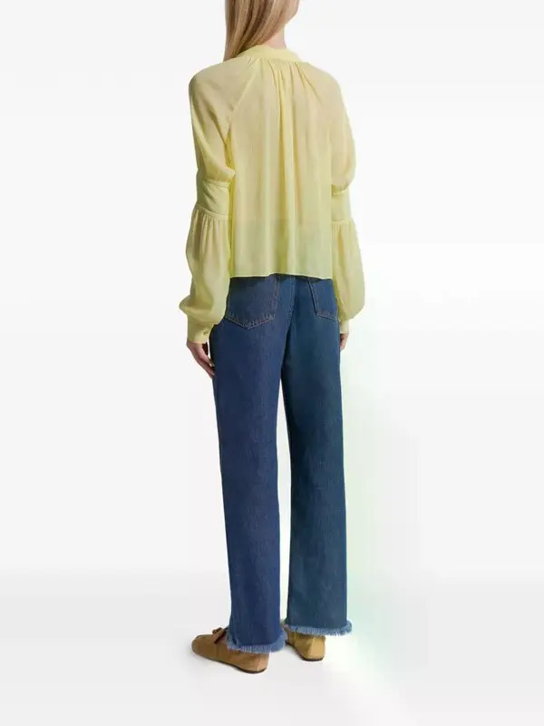 Alberta Ferretti Tie-neck Top