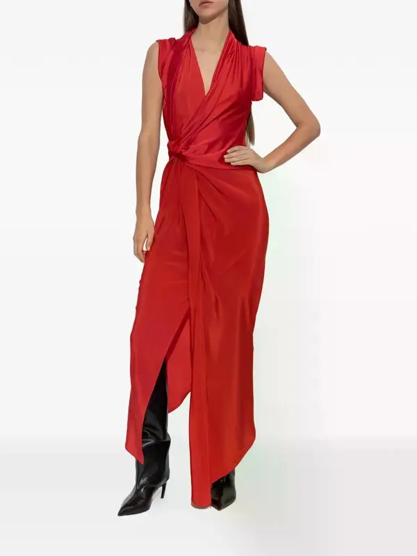 chinese dress ladies Waterlily Knot Detail Maxi Dress main image 0