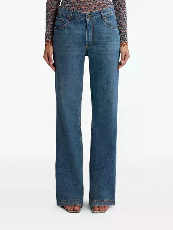 Etro Pegaso Embroidered Jeans