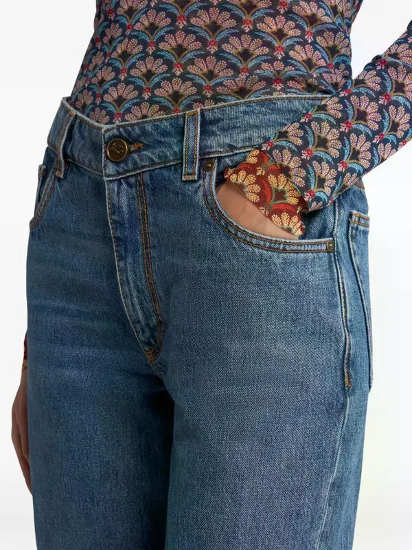 Etro Pegaso Embroidered Jeans