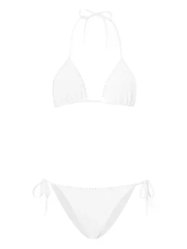 Hunza G Gina Swarovski® Bikini - White