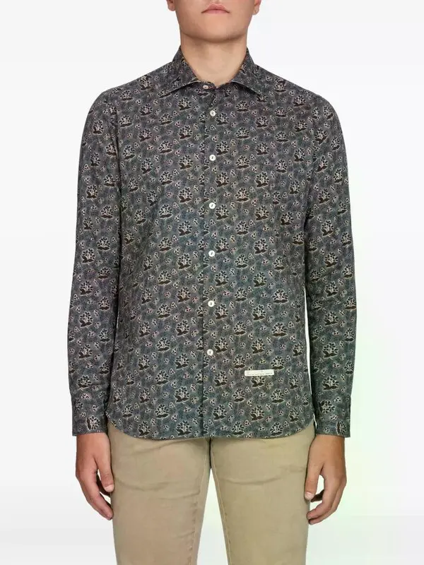 TINTORIA MATTEI 954 Pattern Shirt