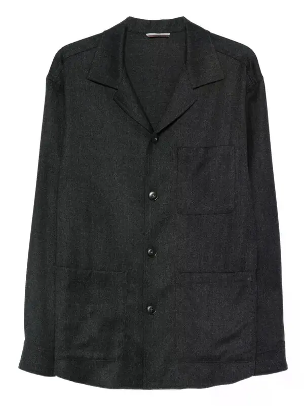 Canali Button-up Overshirt