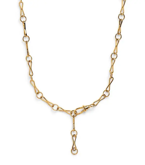 AZLEE Large Motif Chain Necklace - Gold