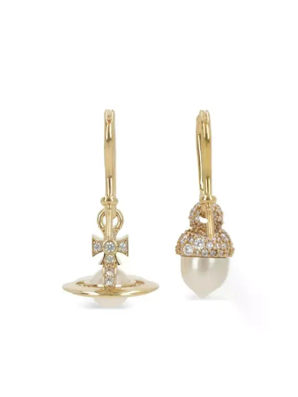 VIVIENNE WESTWOOD Lucille Orb Drop Earrings - Gold