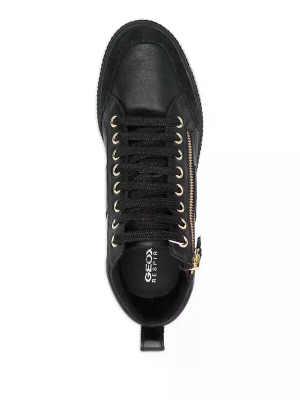 Geox Leelu Zip-up Embellished Sneakers