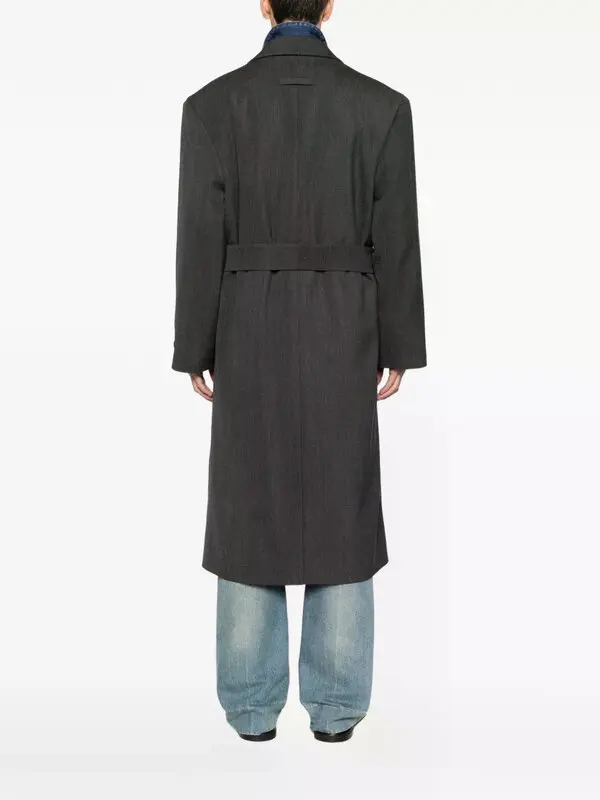 Fear Of God Belted Coat - Grey